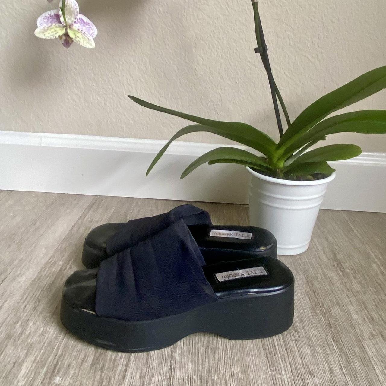 y2k steve madden platform slides an essential for... - Depop