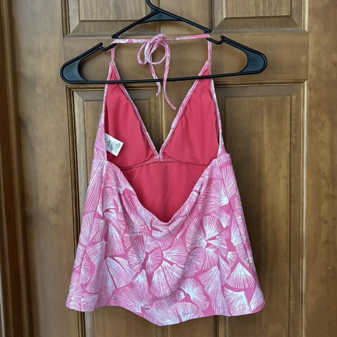 pink mossimo halter top size medium worn maybe... - Depop