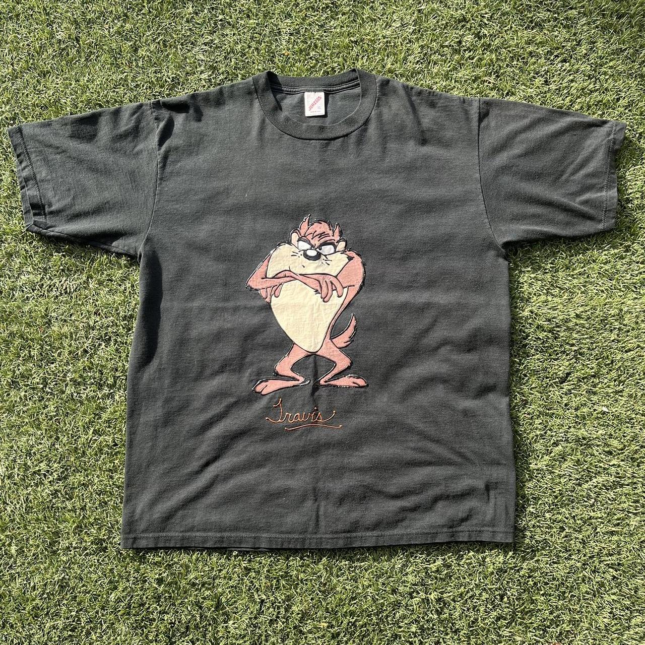 Vintage Tasmanian Devil (Taz) Shirt Graphic Size... - Depop