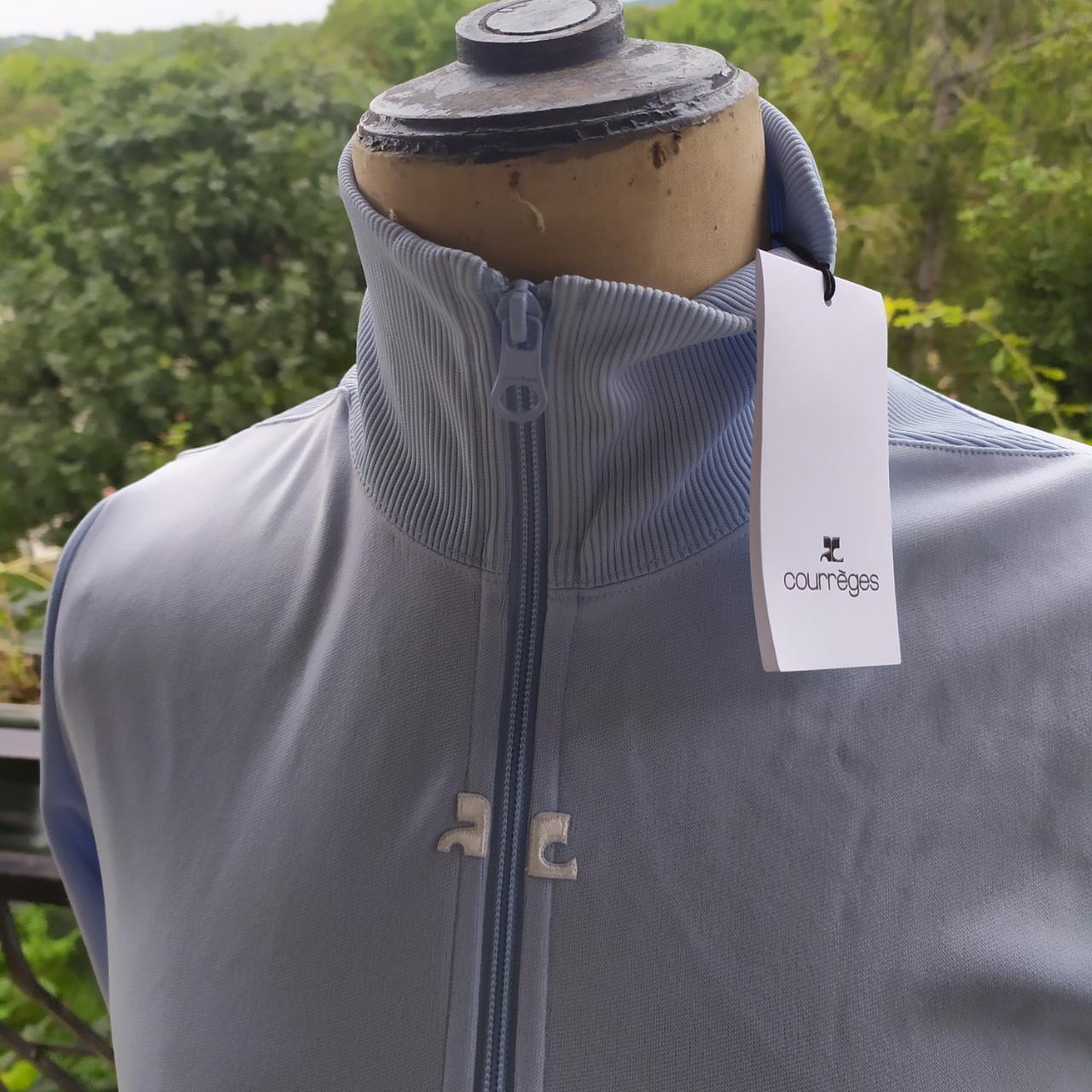 Veste zippée Courrèges Tracksuit interlock taille :... - Depop