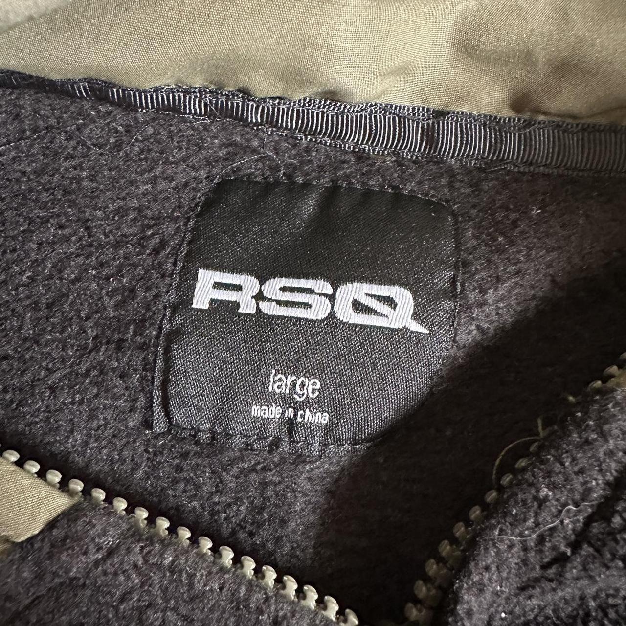 RSQ Fleece Zip Up - Depop