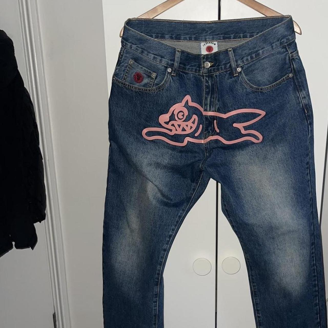 BBC ICE CREAM running dog jeans blue - Men’s size 34... - Depop
