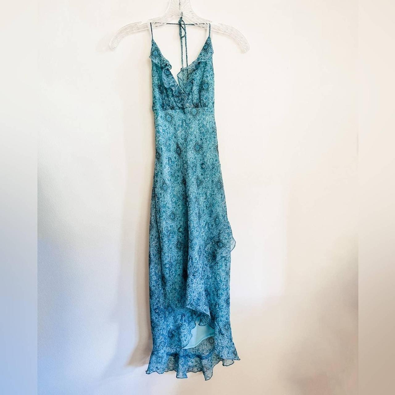 Vintage Y2k Rampage halter neck dress. Ties at the... - Depop