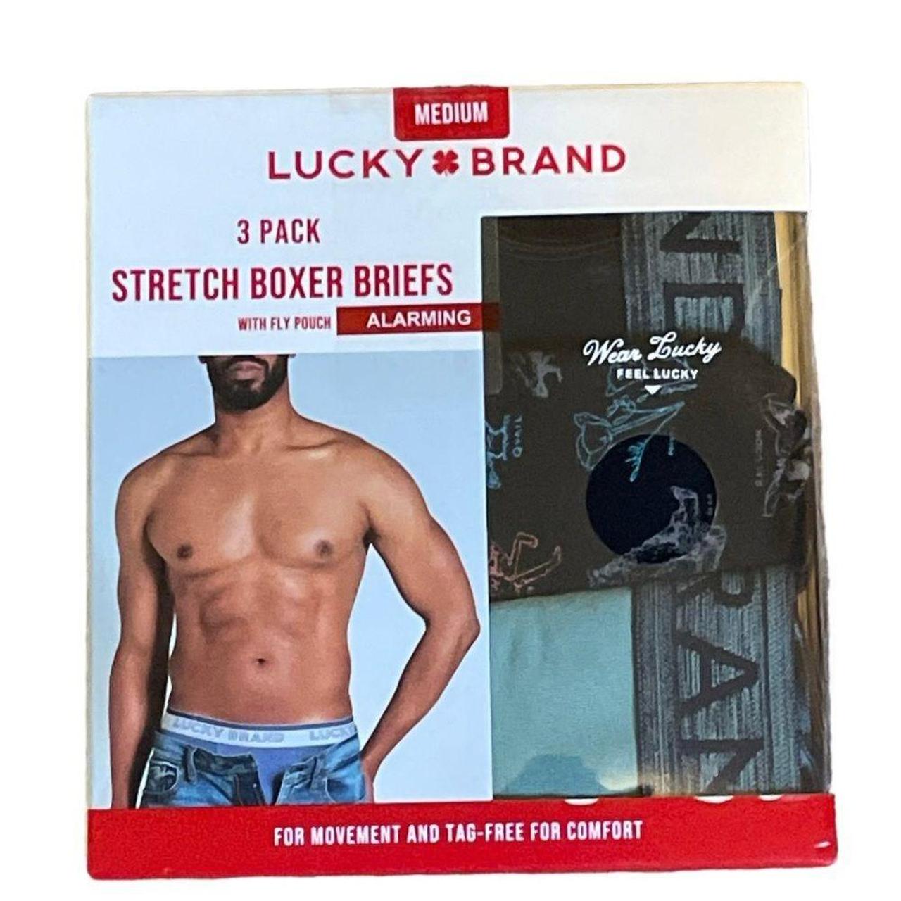 Lucky Brand Men's Boxer Briefs – 3 Pack Soft Stretch... - Depop