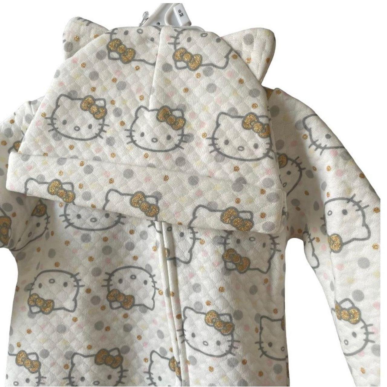 Hello Kitty Sanrio Romper Baby Girls Footie Pajama &... - Depop