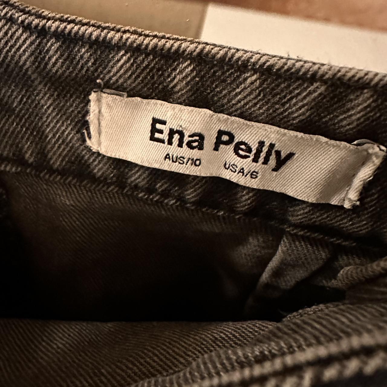 Ena Pelly midi denim skirt 🖤 Has had a lot of wear... - Depop