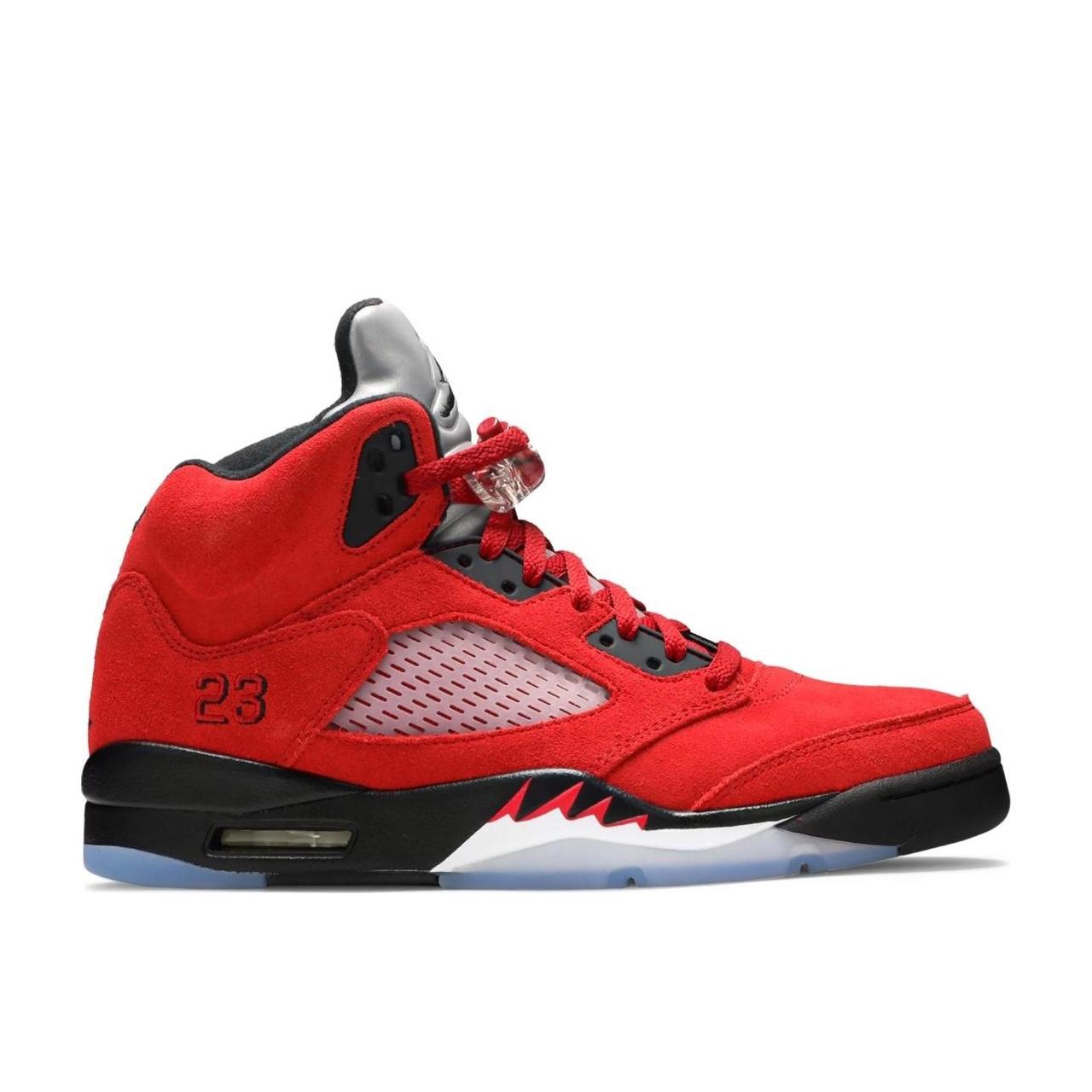 SWIPE TO SEE REAL PHOTOS worn jordan 5s 6y open to... - Depop