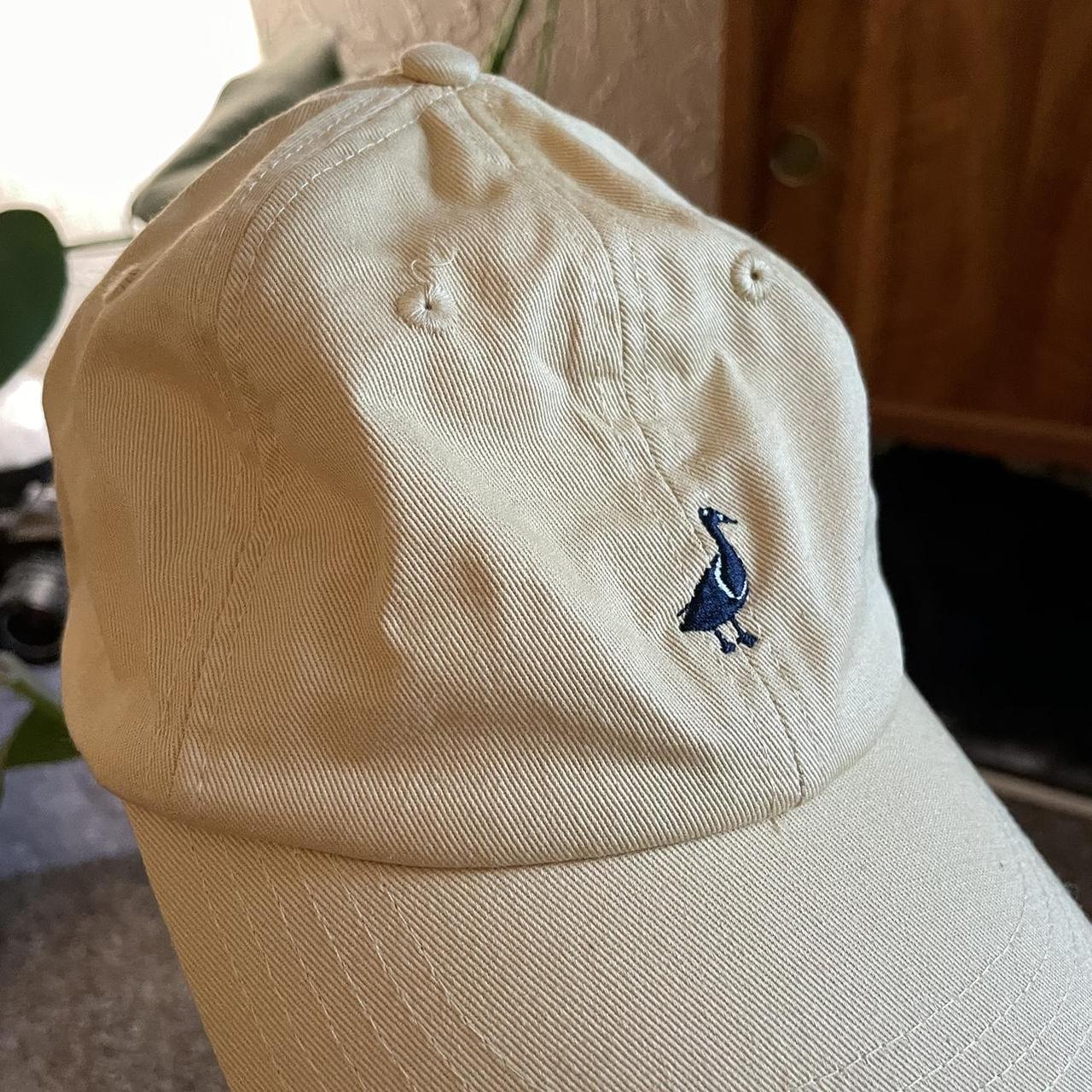 Super cute pastel yellow ball cap with an... - Depop