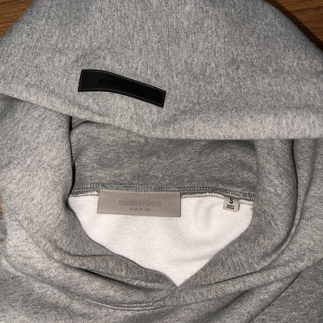 Essentials Hoodie - Grey Size - Small Perfect... - Depop