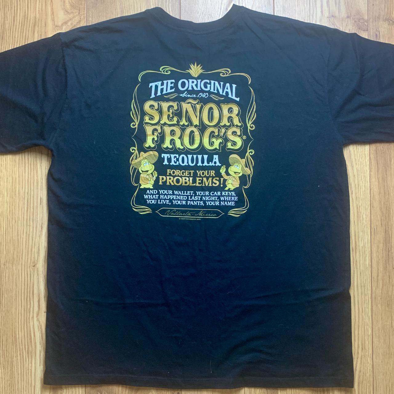 XXL Black Orginal Senor Frog's Tequila with... - Depop