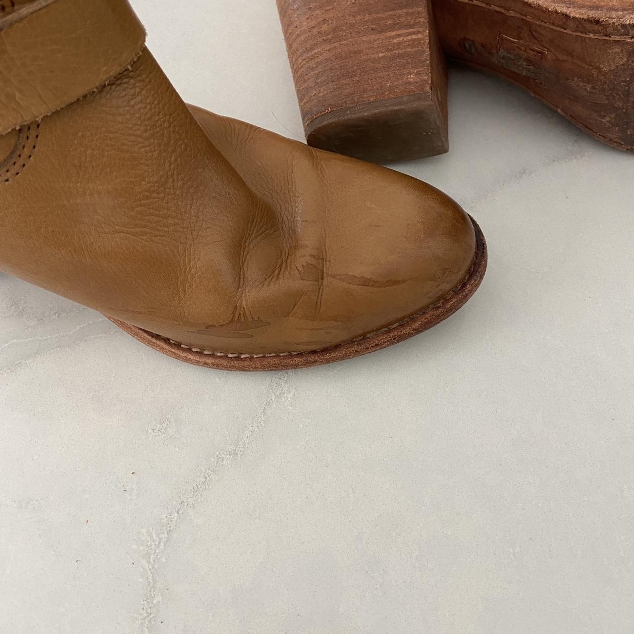 FRYE Tabitha Harness short boot. Some markings on... - Depop