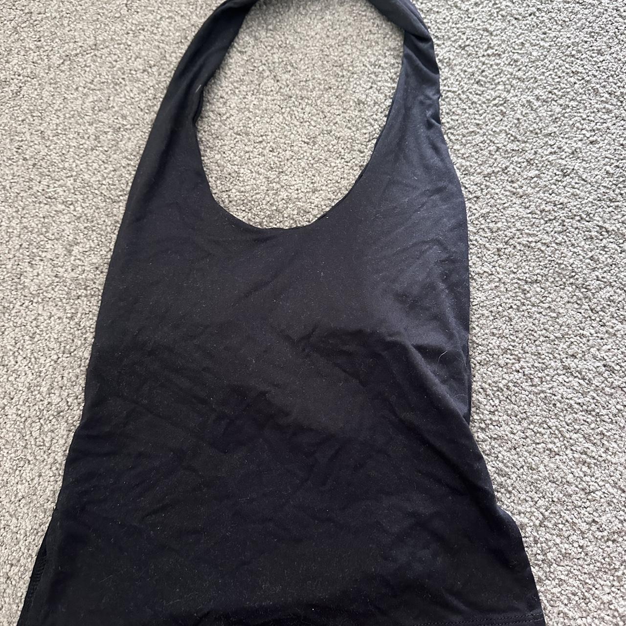 glassons black halter size xs never worn | Depop