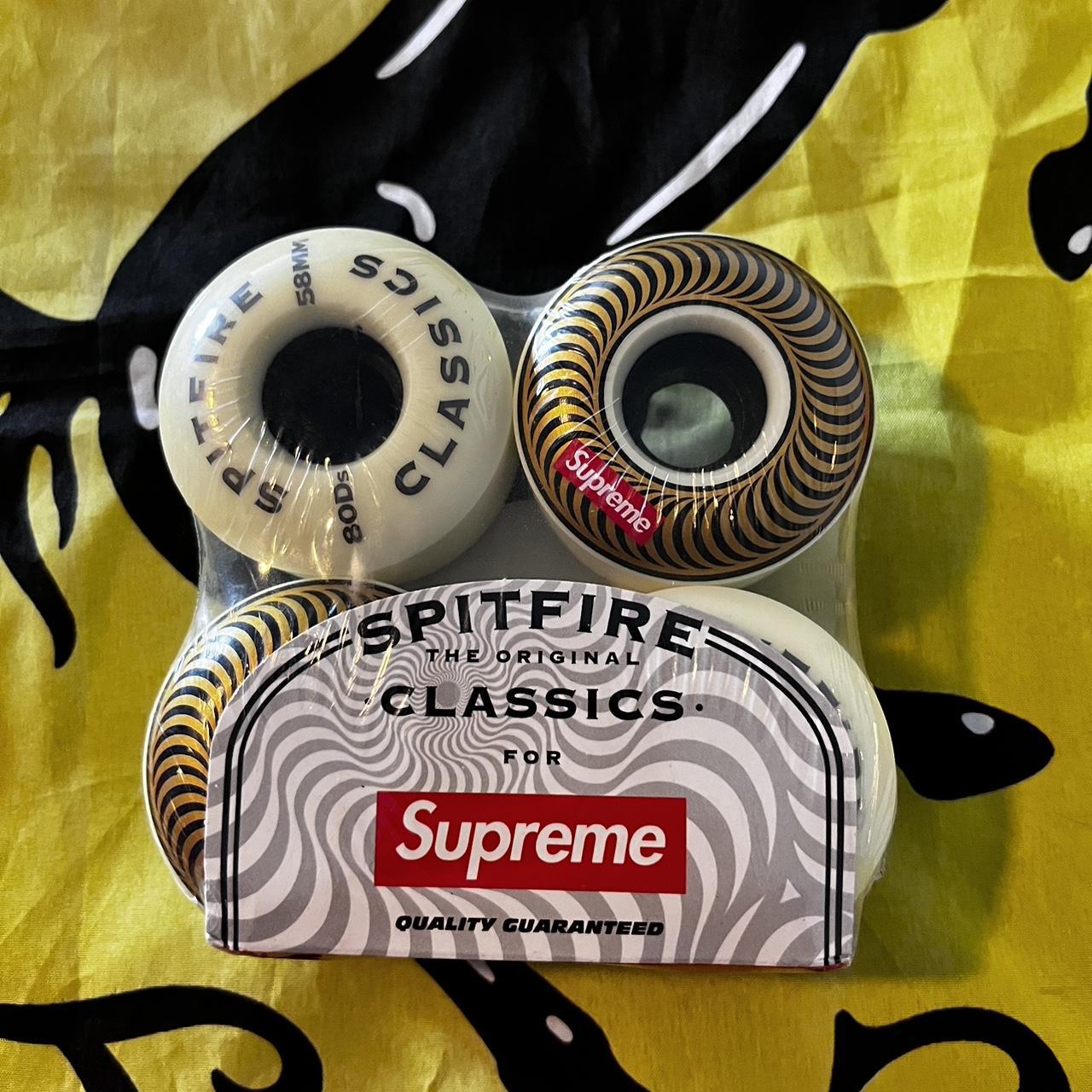 Supreme spitfire skateboard wheels SOLD AS IS, try... - Depop