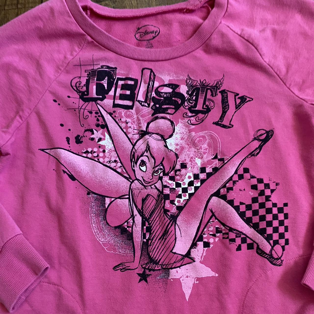 2014 LOL OMG TTYL TINKERBELL PULLOVER W POCKETS... - Depop