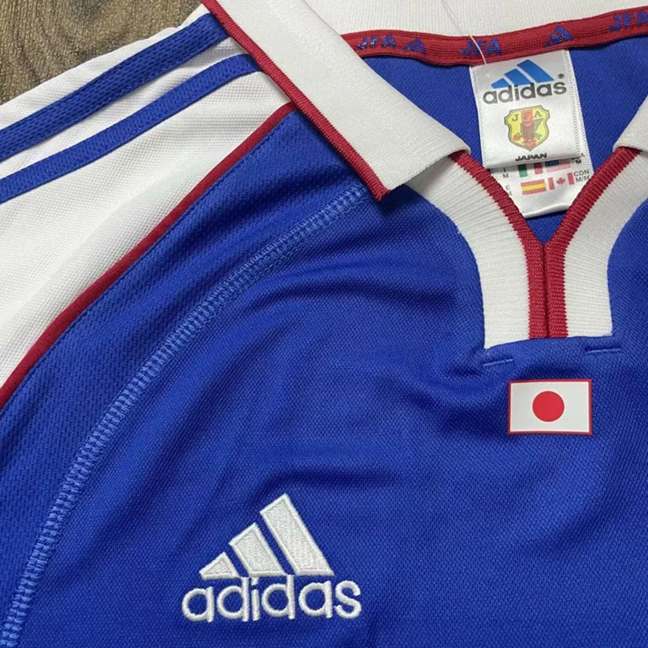 2000 Japan Home Retro Soccer Jersey - Depop