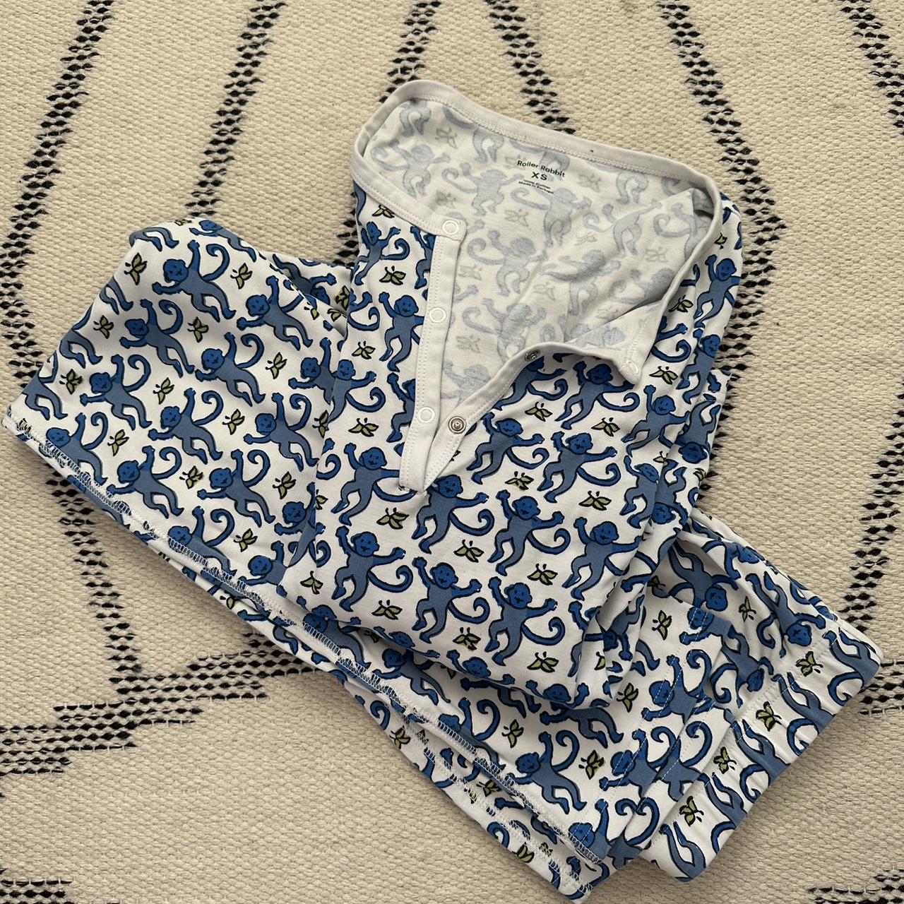 Blue monkey roller rabbit long sleeve Original... - Depop