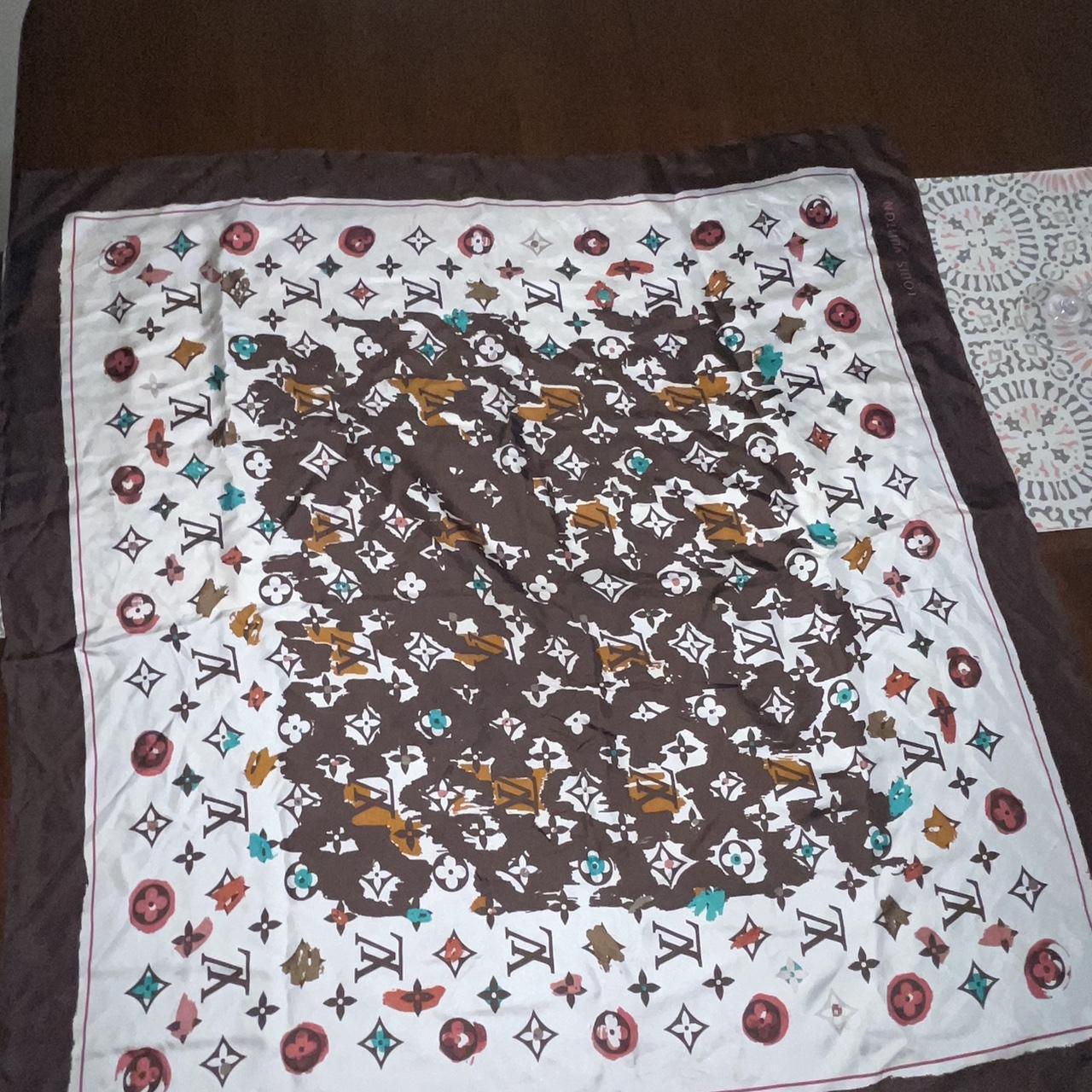 Louis Vuitton Monogram scarf - Multi colored - no... - Depop