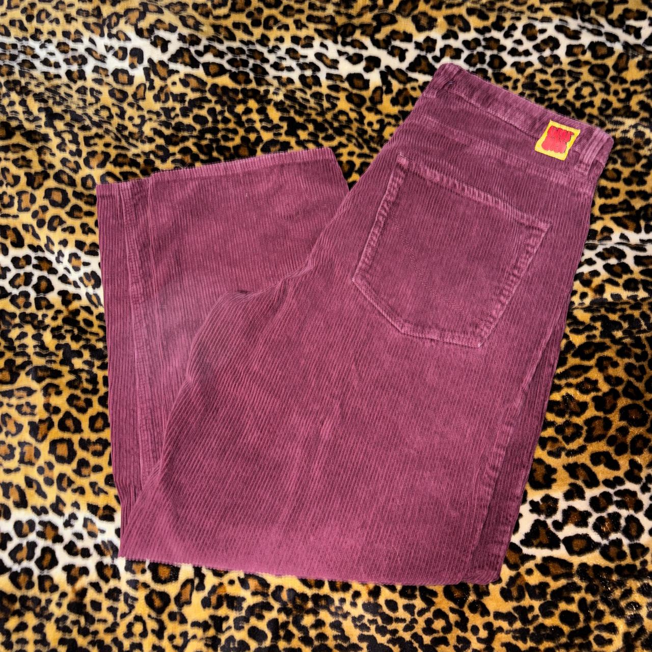 Empyre burgundy corduroy baggy pants, size 36 - Depop