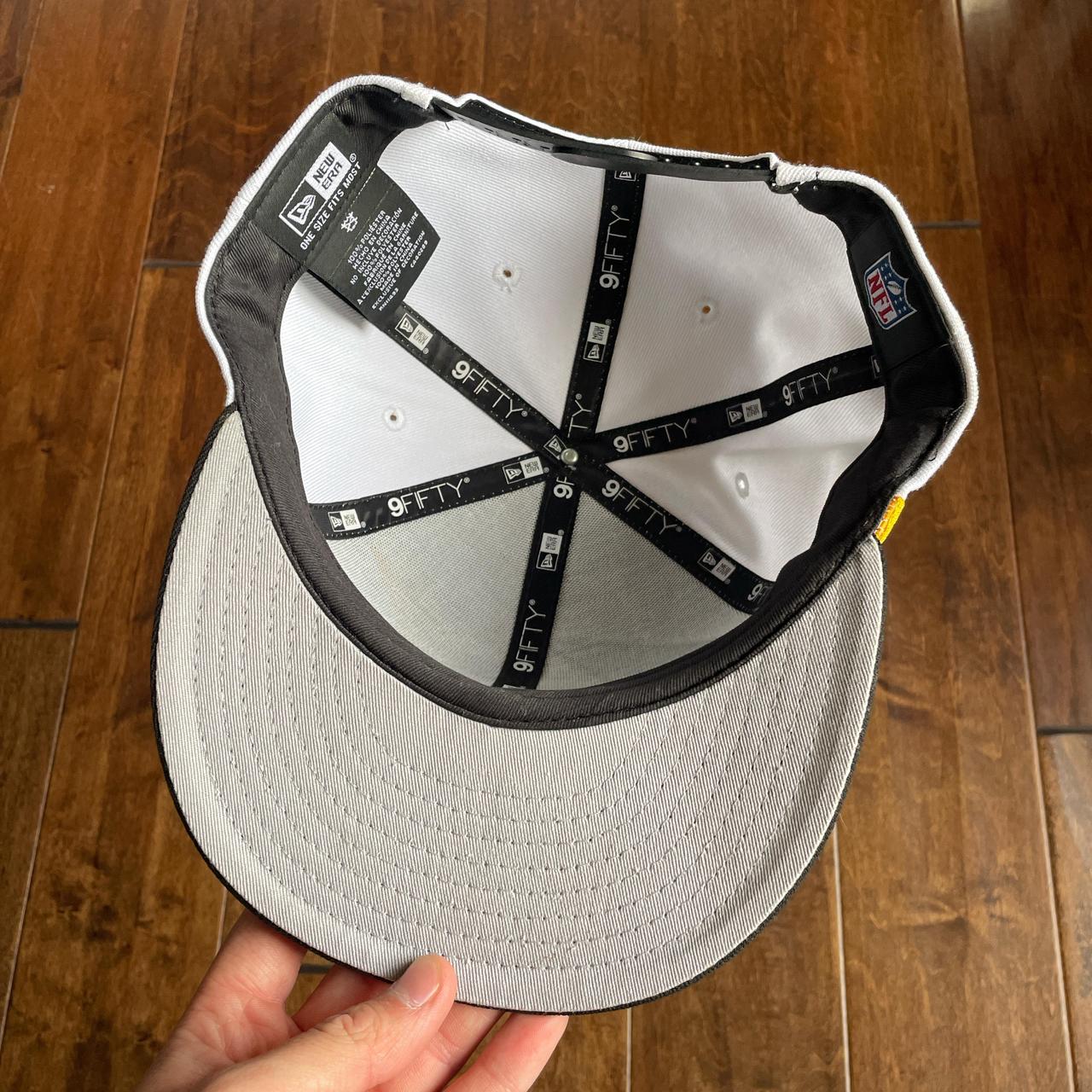 Retro Pittsburgh Steelers Shark Tooth Snapback... | Depop