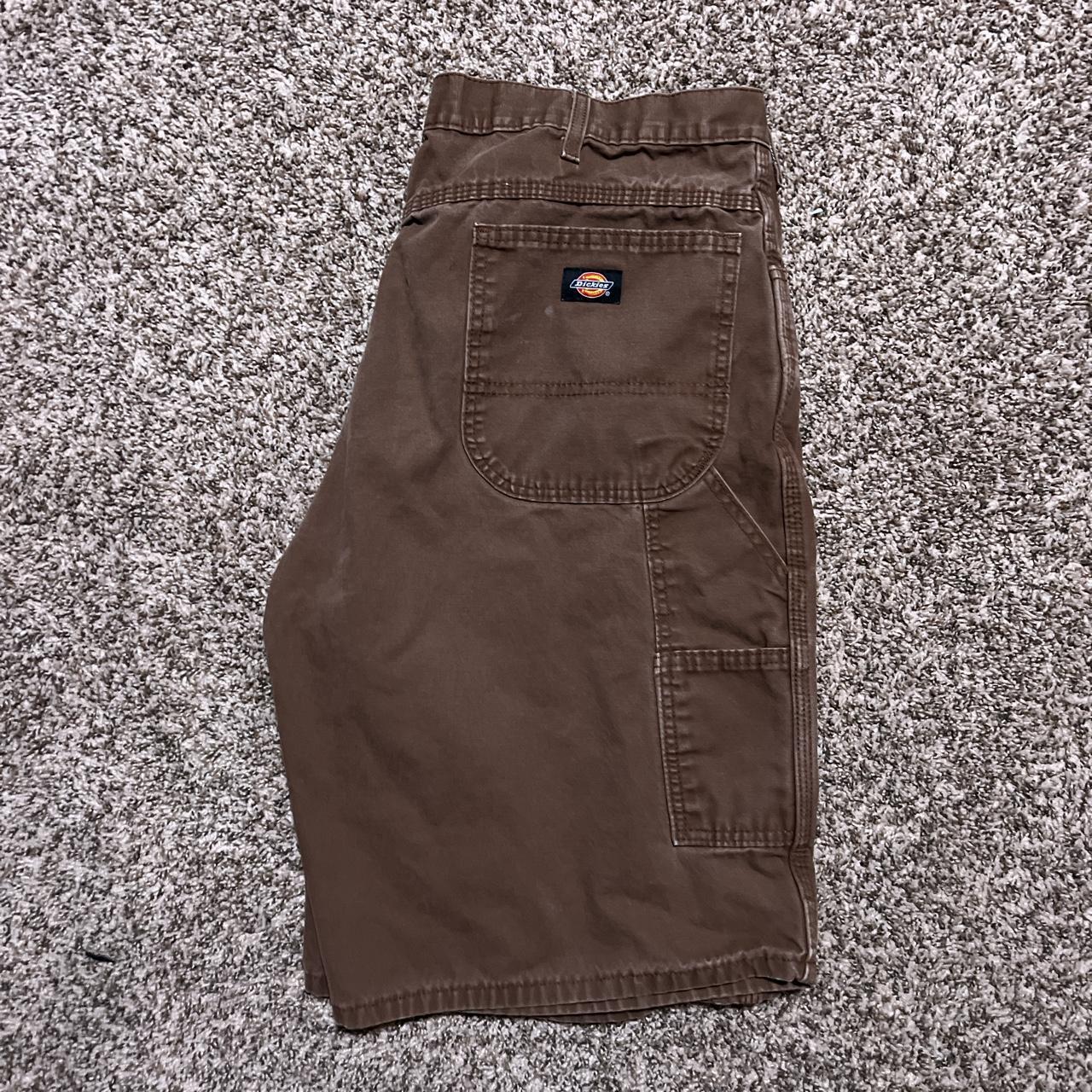 Brown Dickies shorts. Great condition. Splotch’s of... - Depop