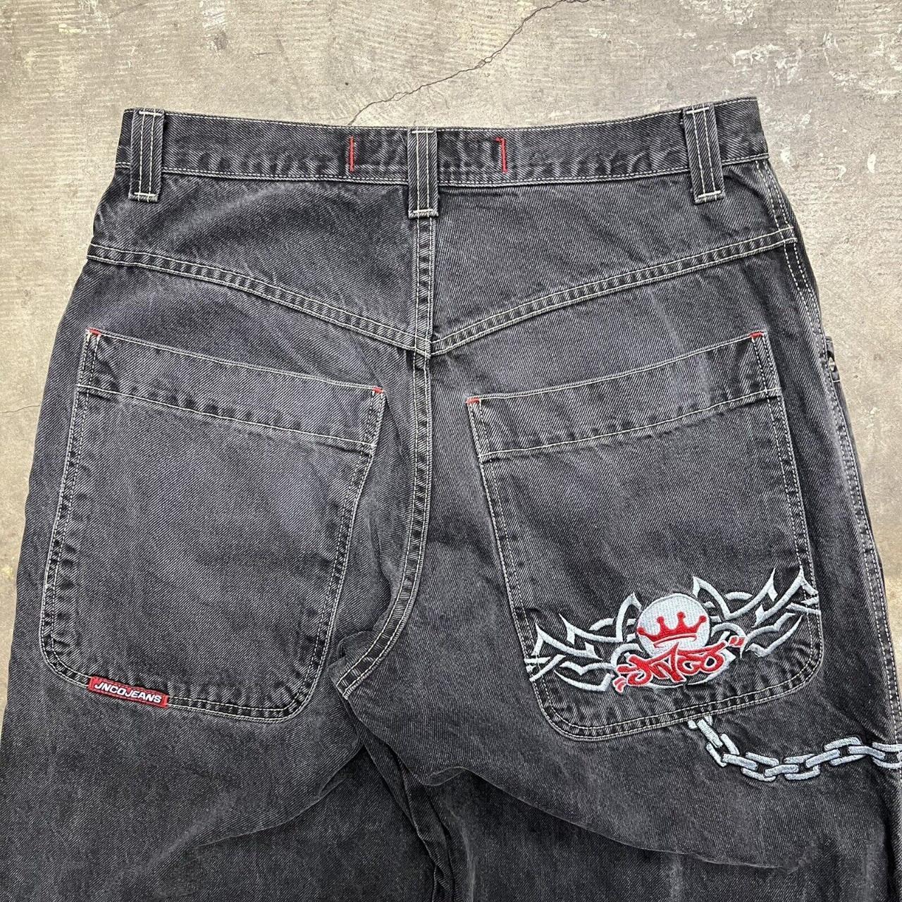 Vintage JNCO Jeans Chain Wallet Embroidered 90s Y2K... - Depop
