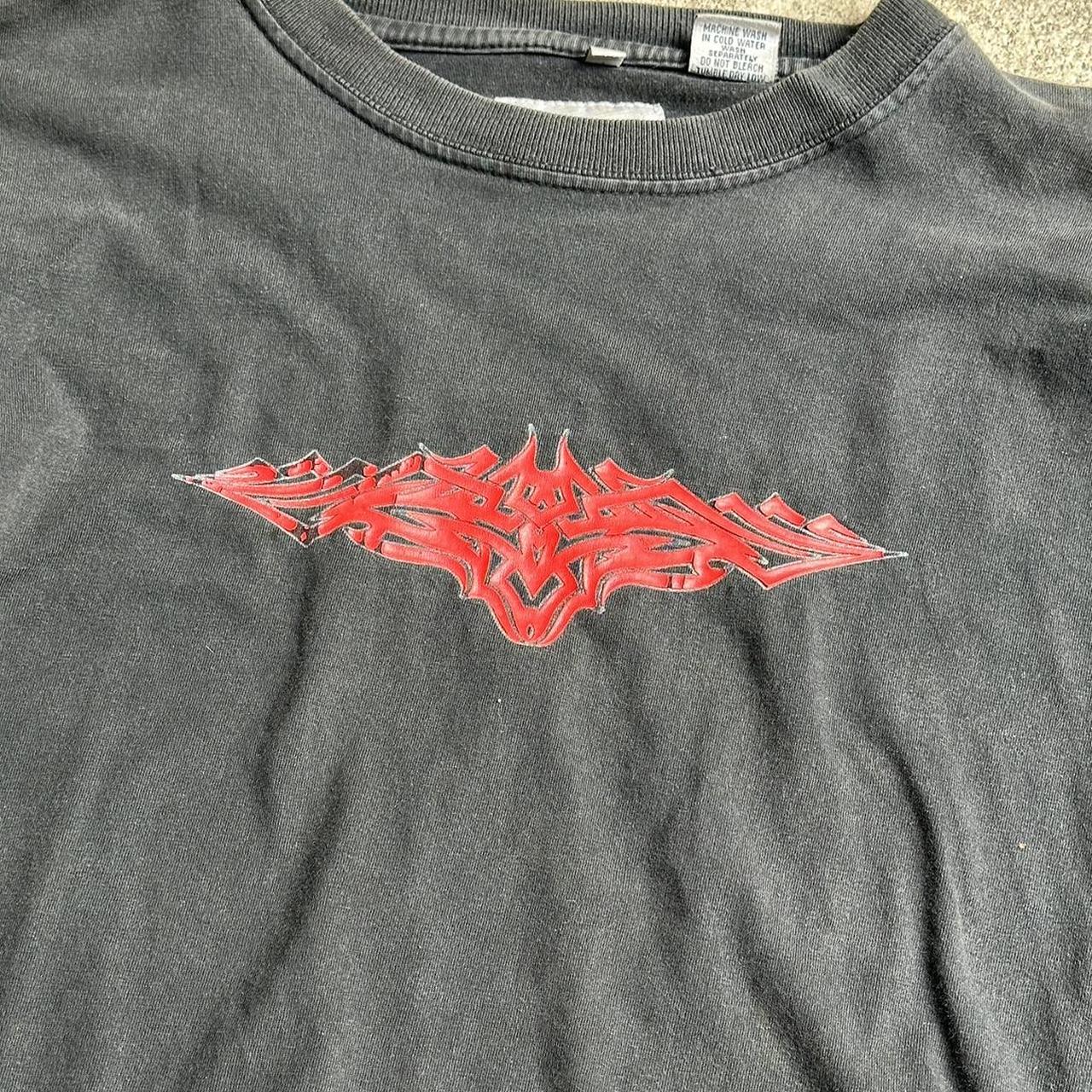 Crazy y2k jnco style tribal point zero shirt. Size... - Depop