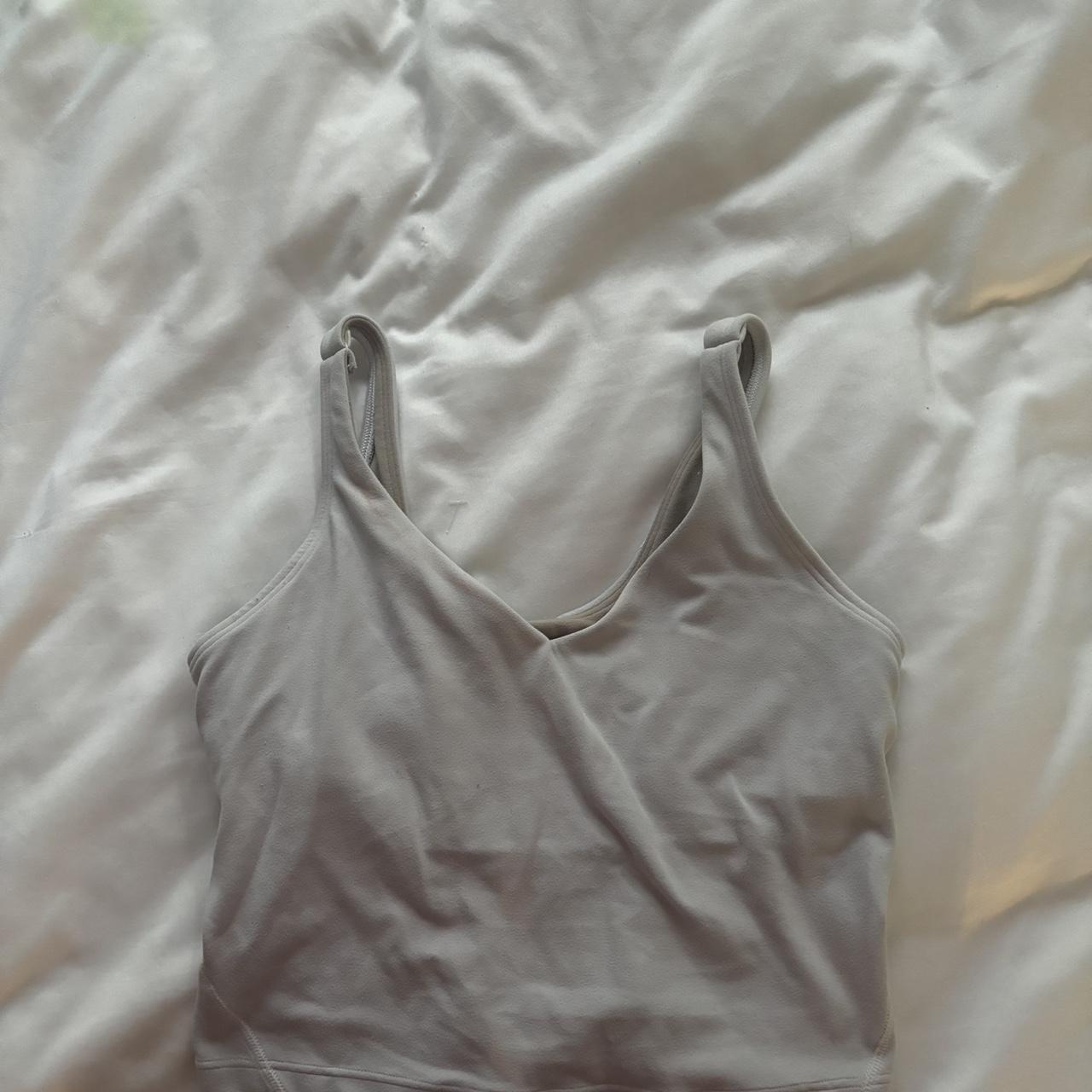 Lululemon white align tank #activewear - Depop