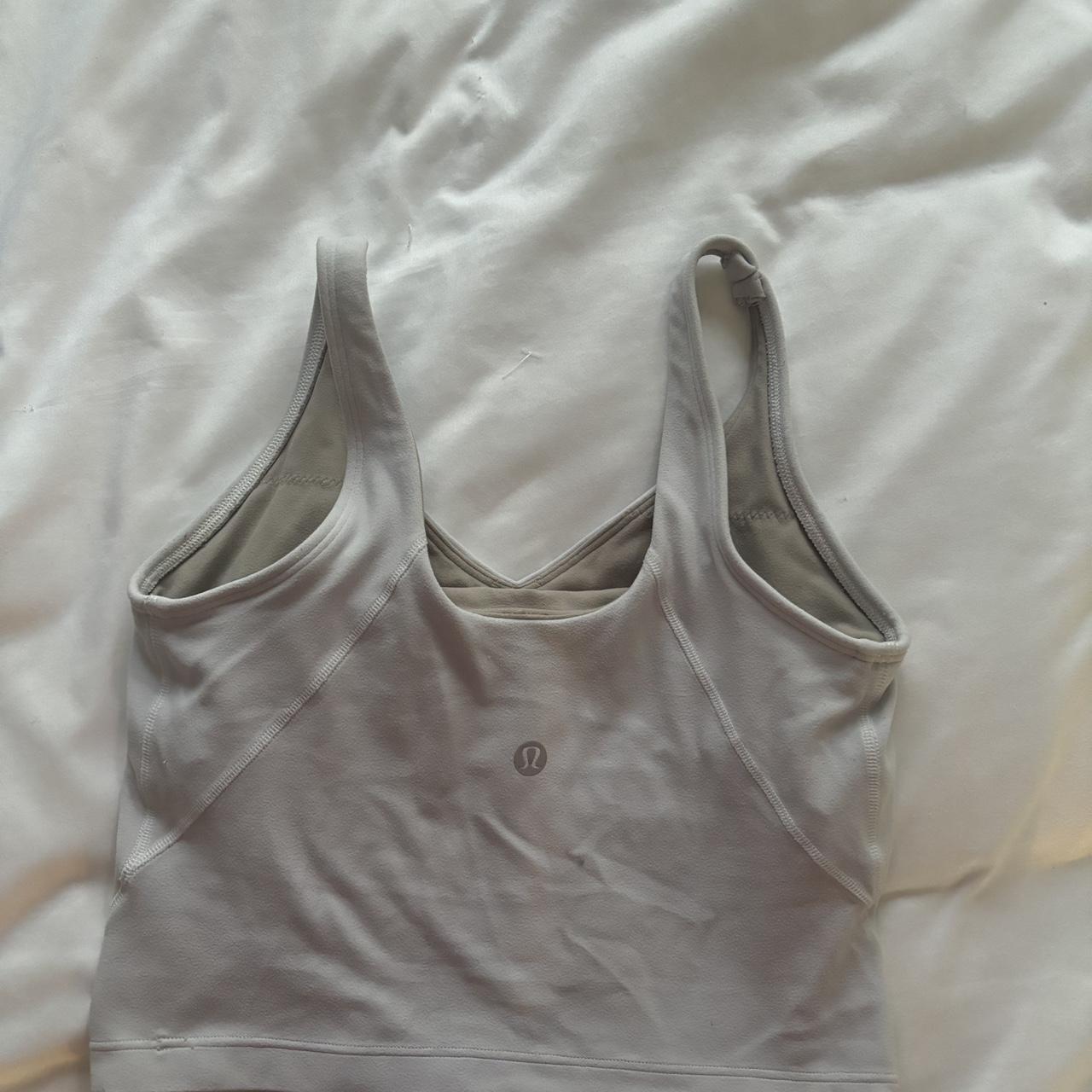 Lululemon white align tank #activewear - Depop