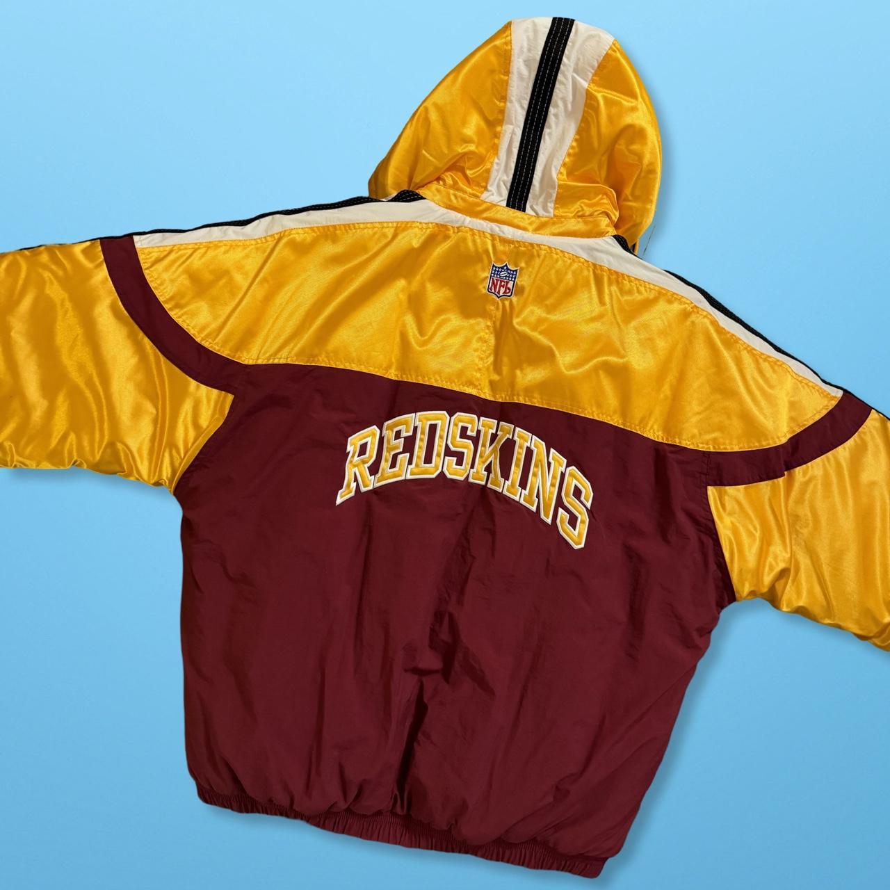 Vintage starter proline redskins puffer jacket size XL - Depop