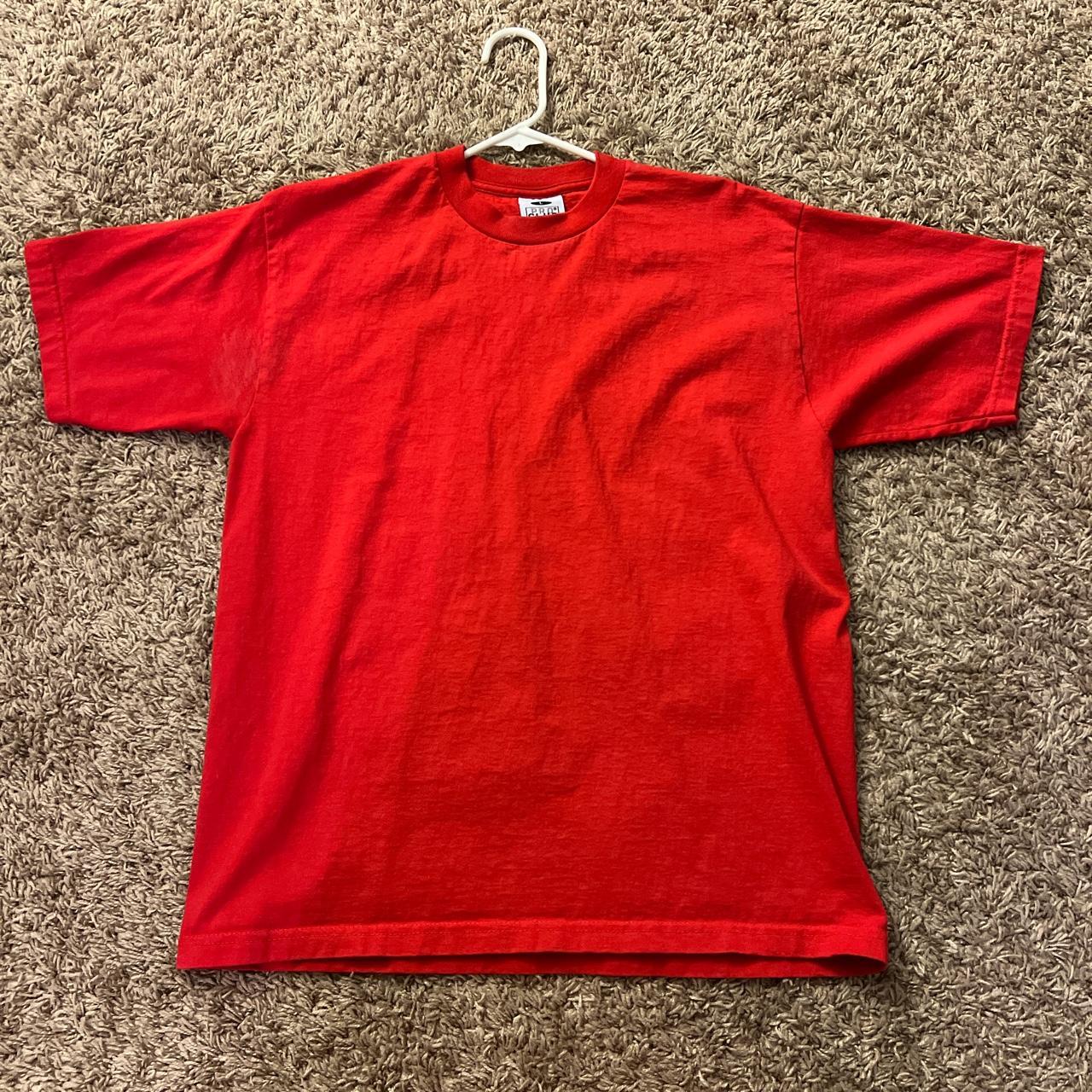 Red ProClub shirt | 10/10 condition and barely worn... - Depop