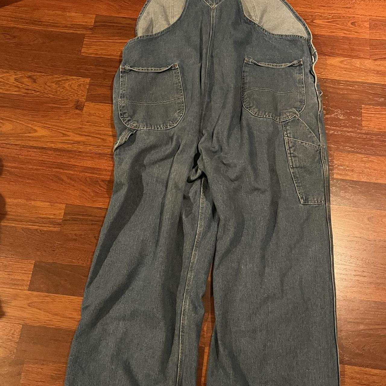 Blue dickies overalls 48x32 - Depop
