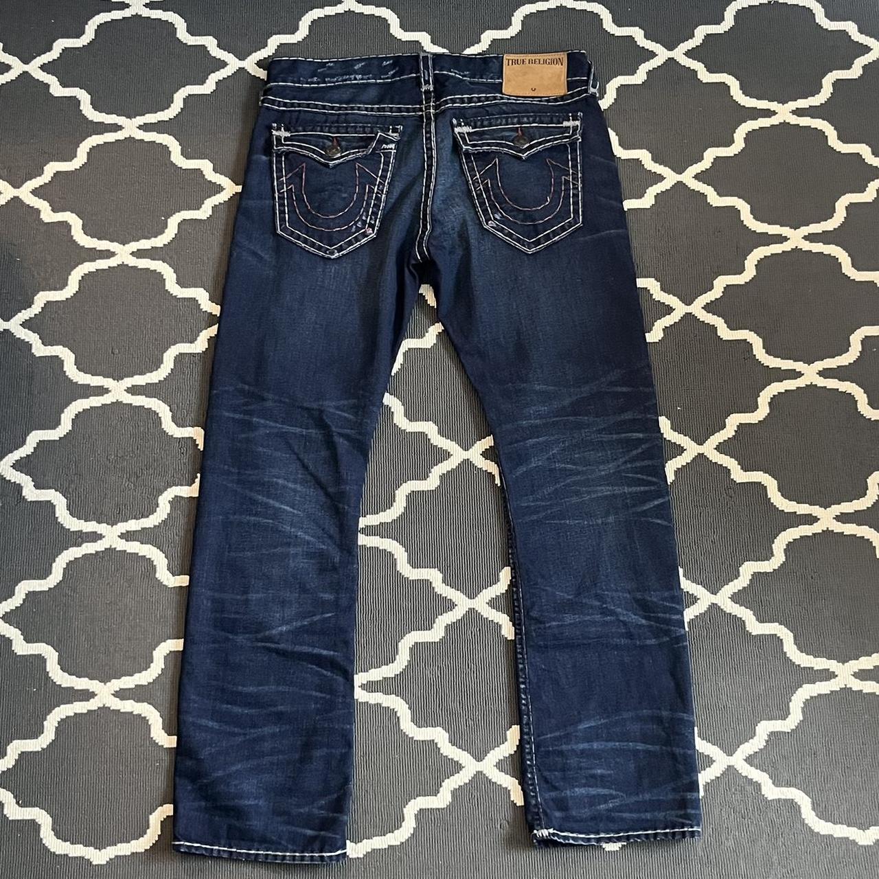 True Religion RICKY Relaxed Straight Jeans Men's... - Depop