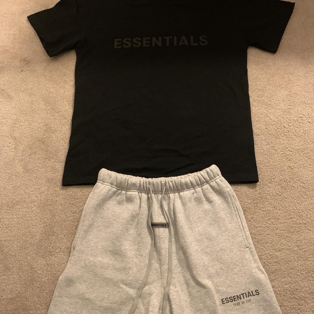 Essentials Shorts - Only selling shorts. Shirt is on... - Depop