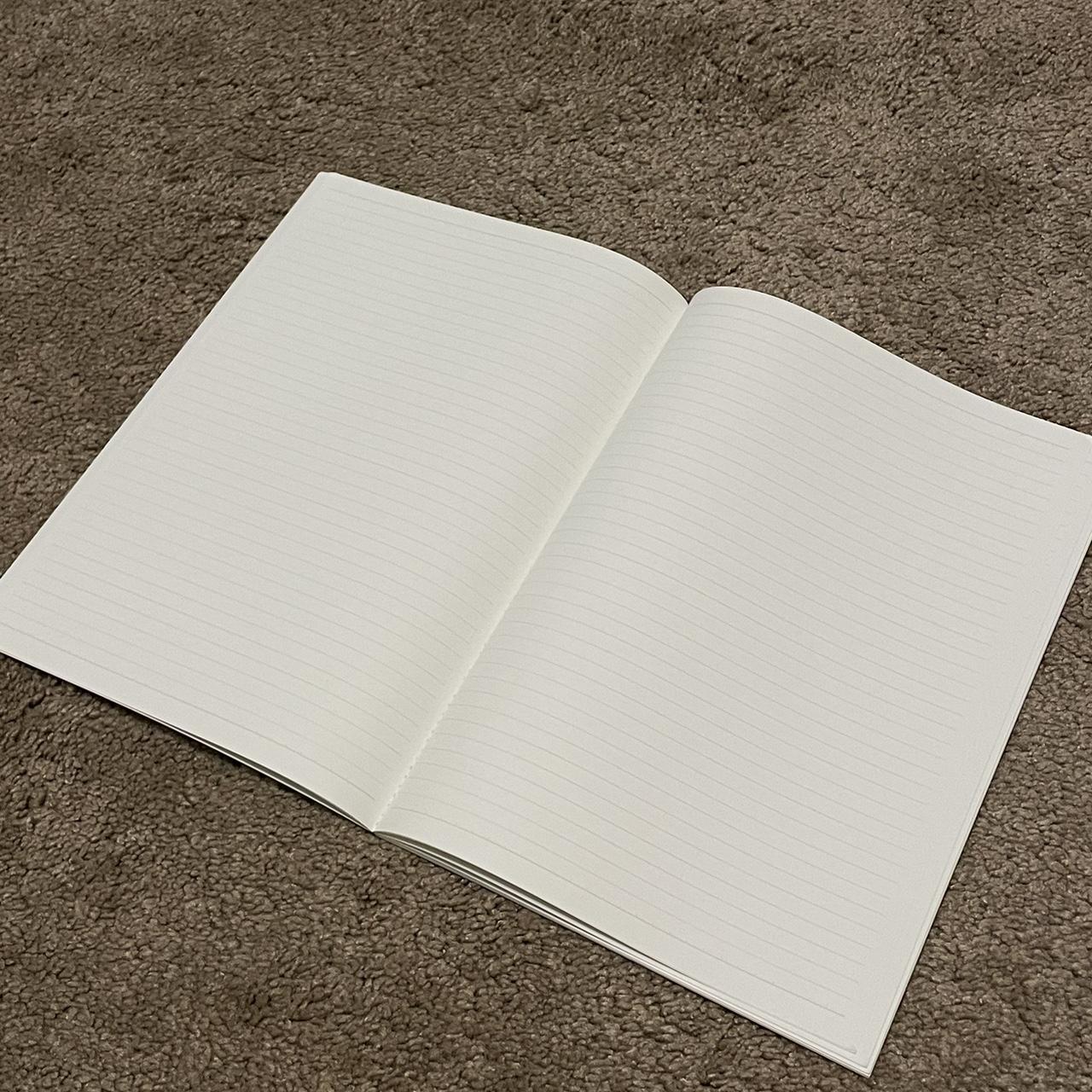 muji like notebooks with colors shown above - Depop