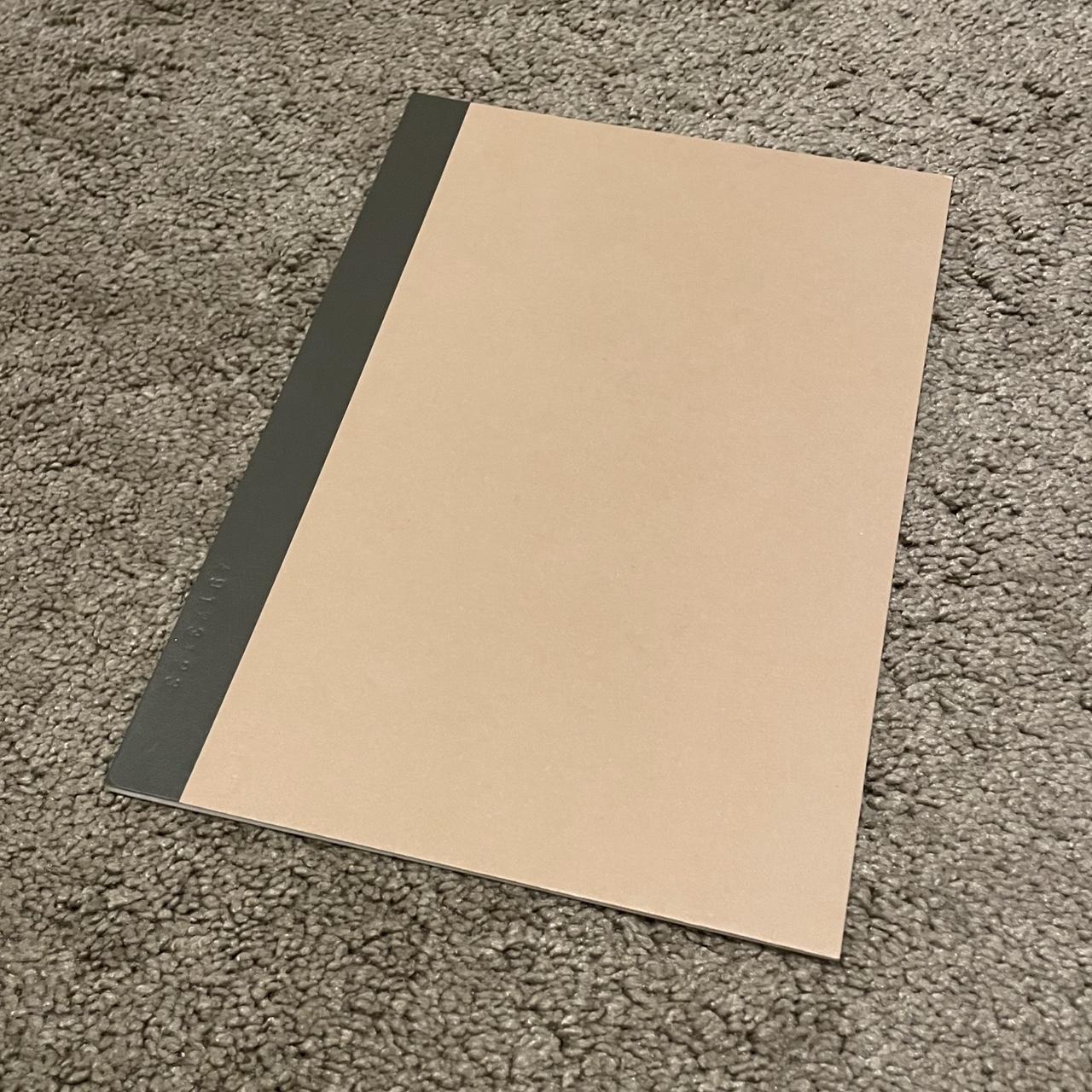 muji like notebooks with colors shown above - Depop