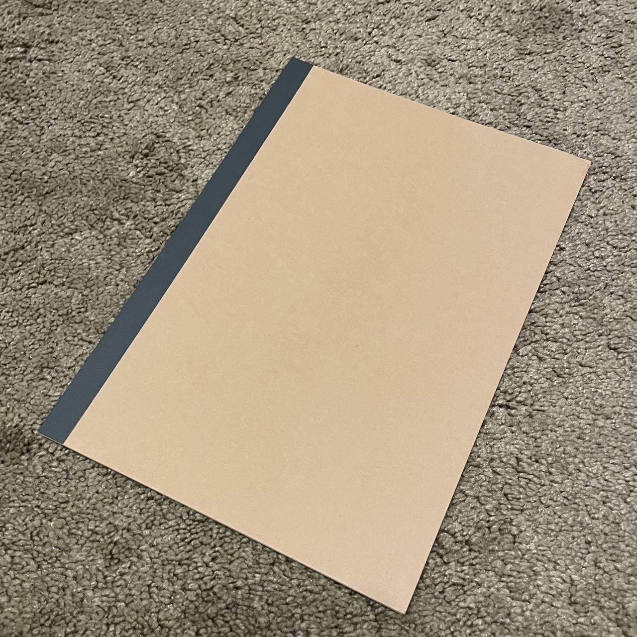 muji like notebooks with colors shown above - Depop