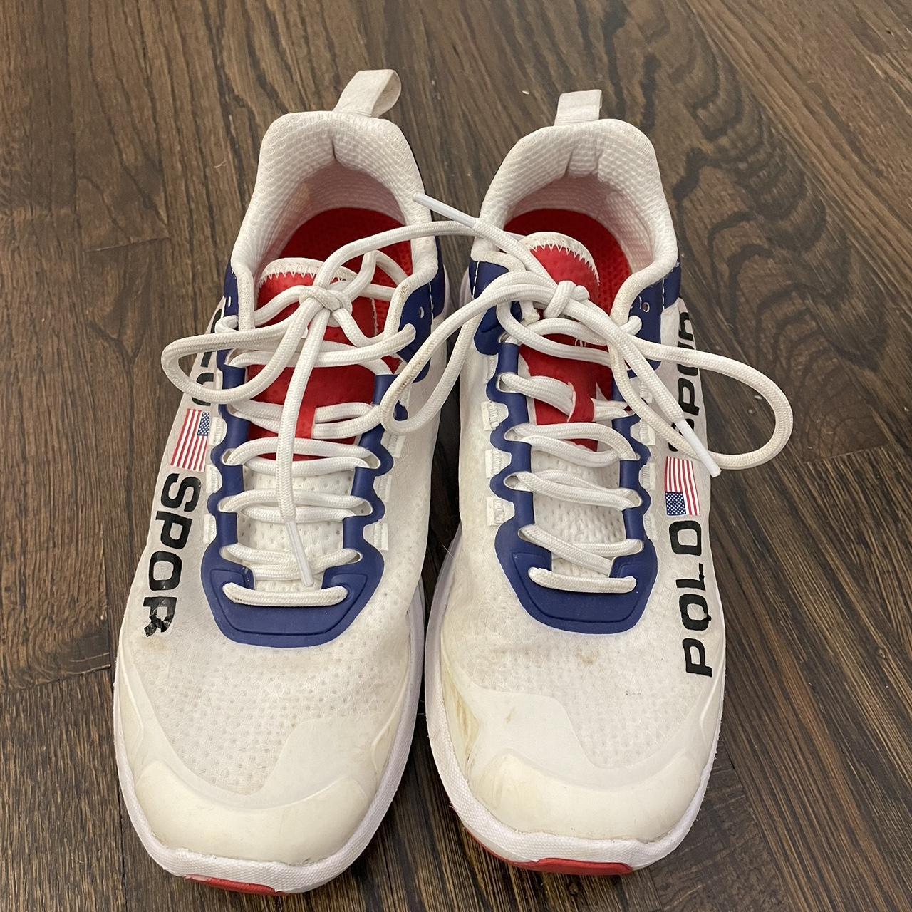 Polo Ralph Lauren Women Tech Racer Size: 7. Lightly... | Depop