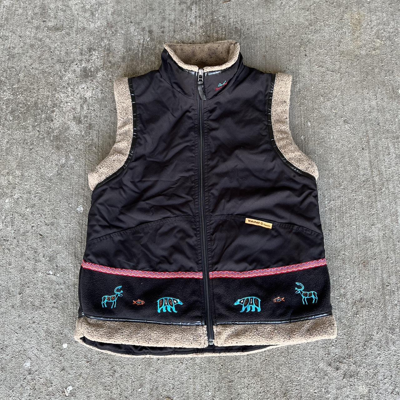 Vintage Inuk vest Size M Length: 24 inch width:... - Depop