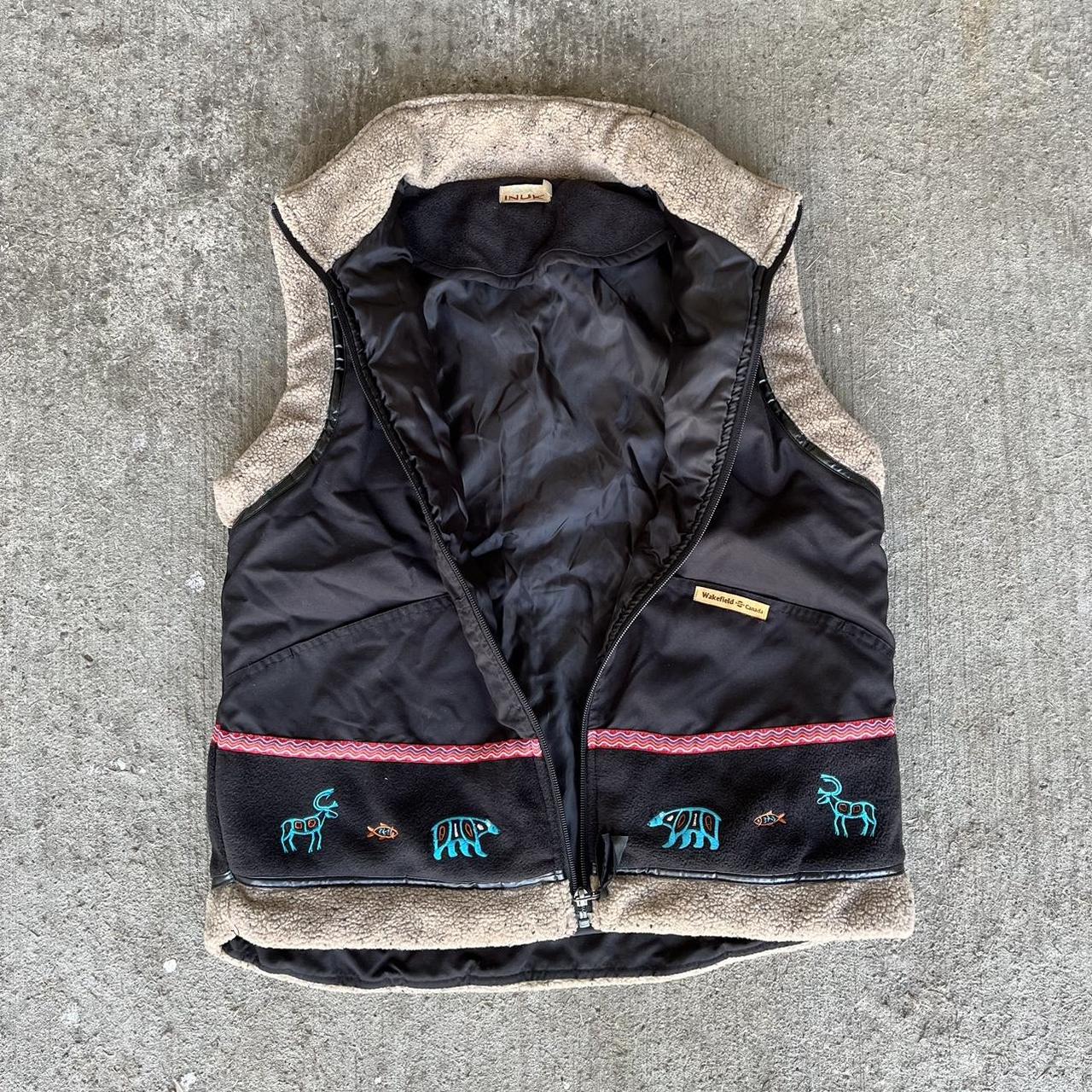 Vintage Inuk vest Size M Length: 24 inch width:... - Depop
