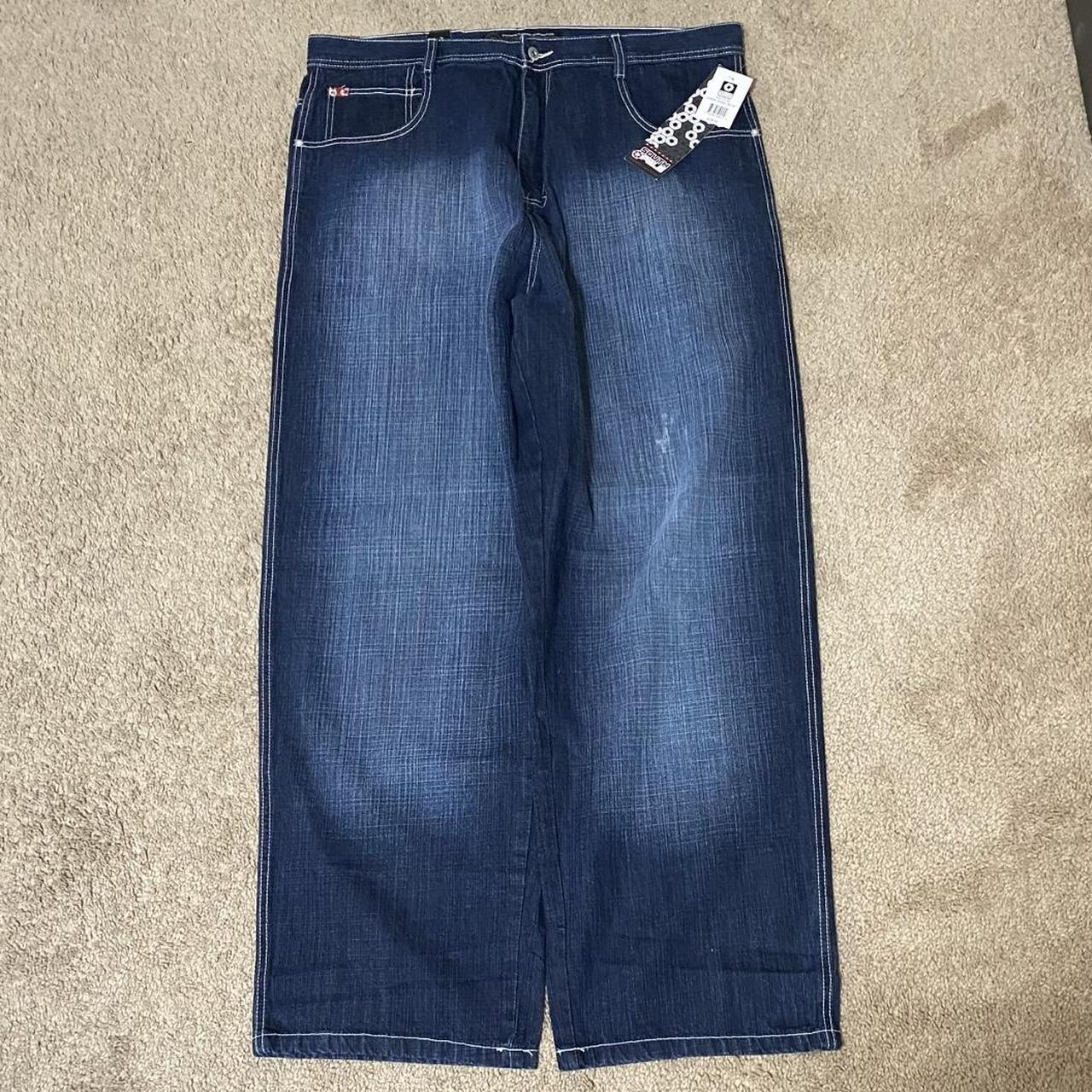 Southpole red tabs size 42, blue wash brand new w... | Depop