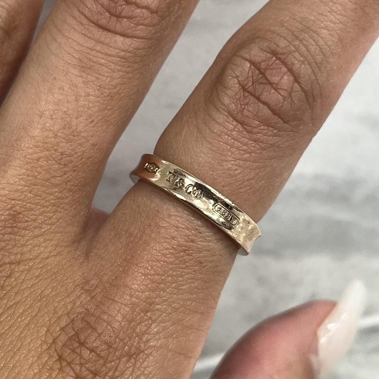 Tiffany $ Co. 1837 Rose gold Ring Rubedo 2012... | Depop