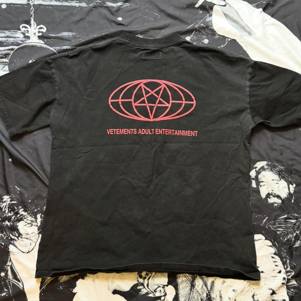 VETEMENTS RESTRICTED TEE Vetements rated r shirt... | Depop