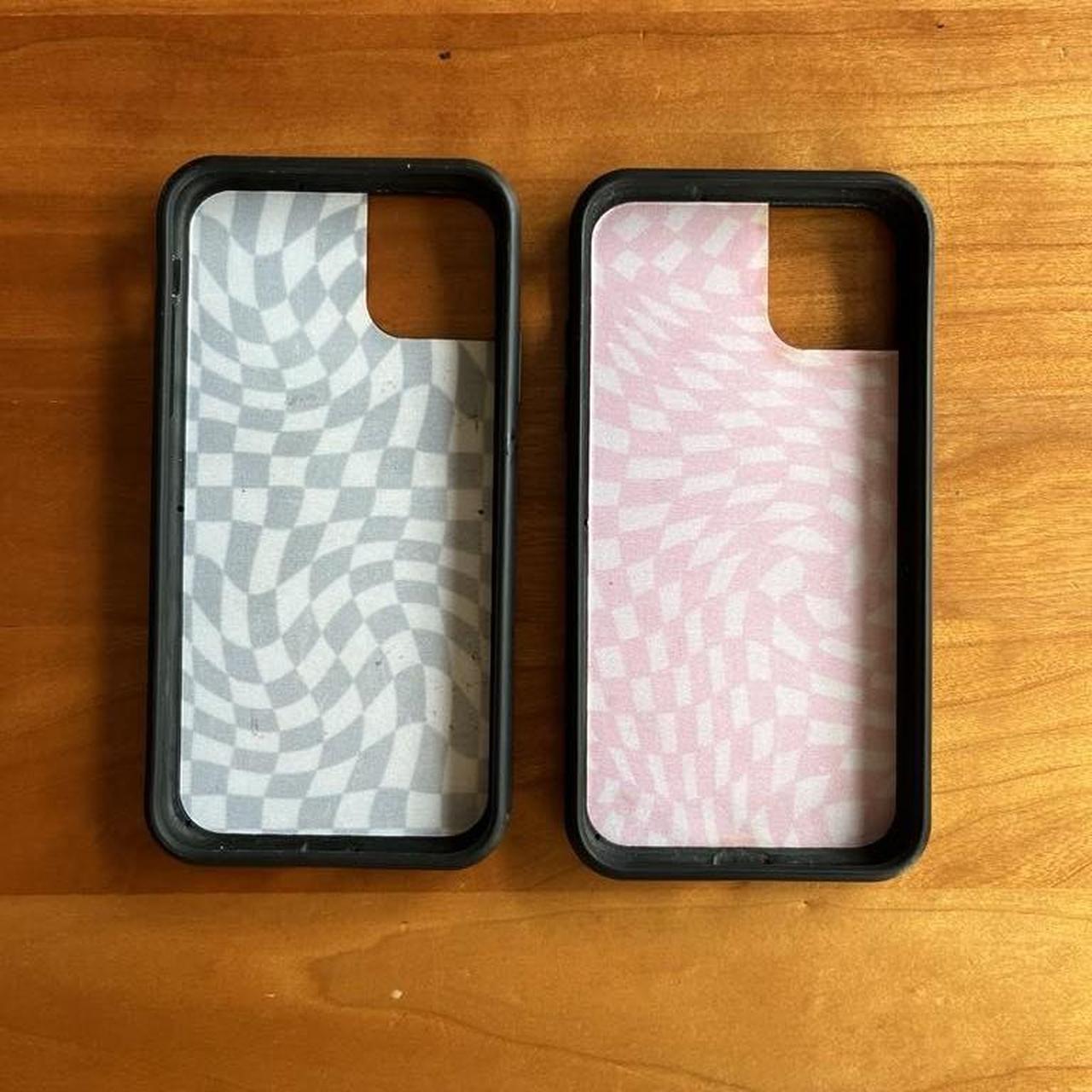 Wildflower iPhone 11 cases Checkered print black and... - Depop