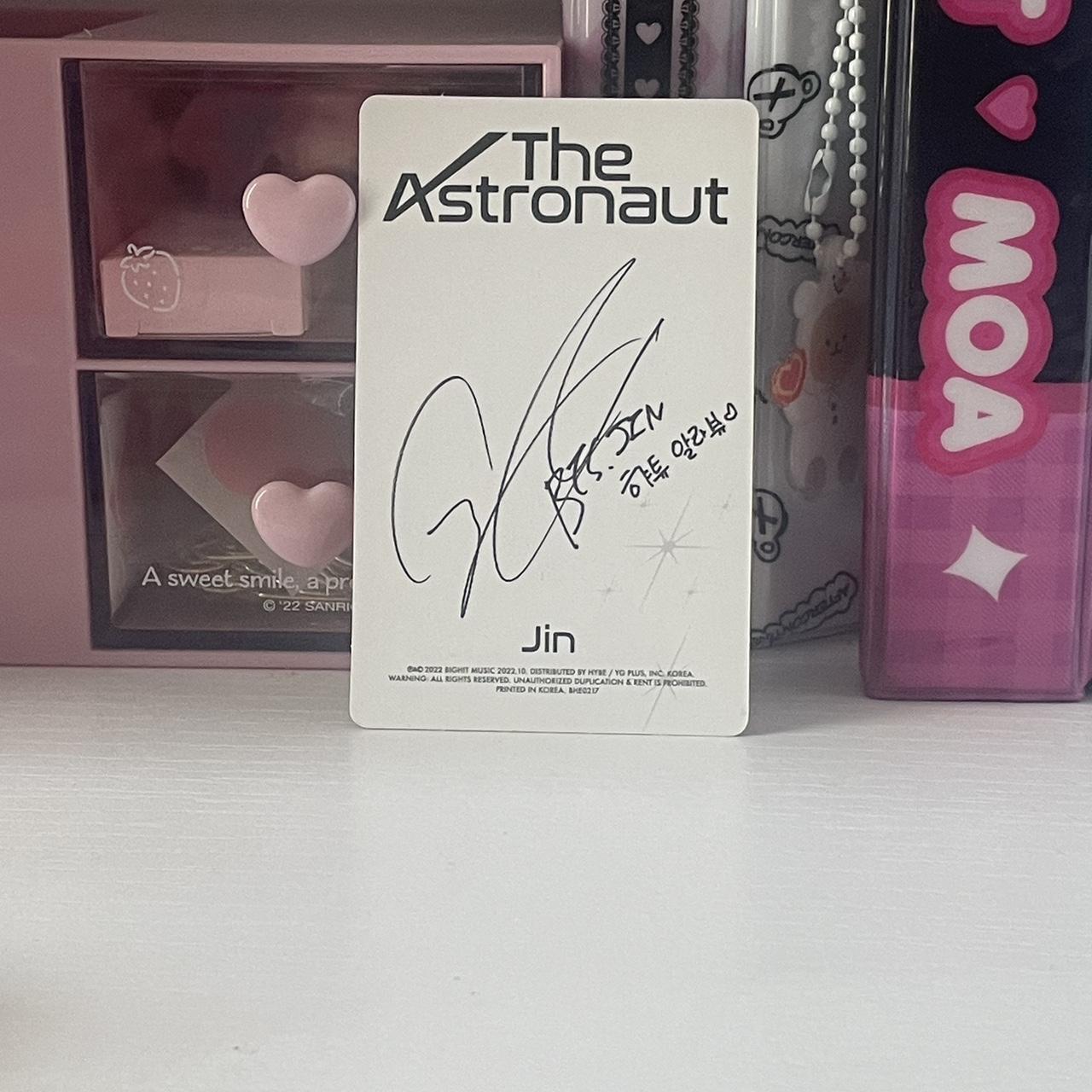 Jin Official Photocard 🐇auto buy is on Message me... - Depop