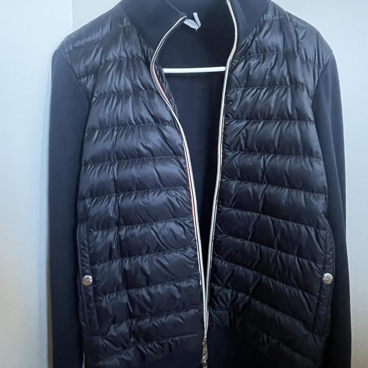 Montcler Men's Archivio Ribbed Jacket with Puffer Body - Depop