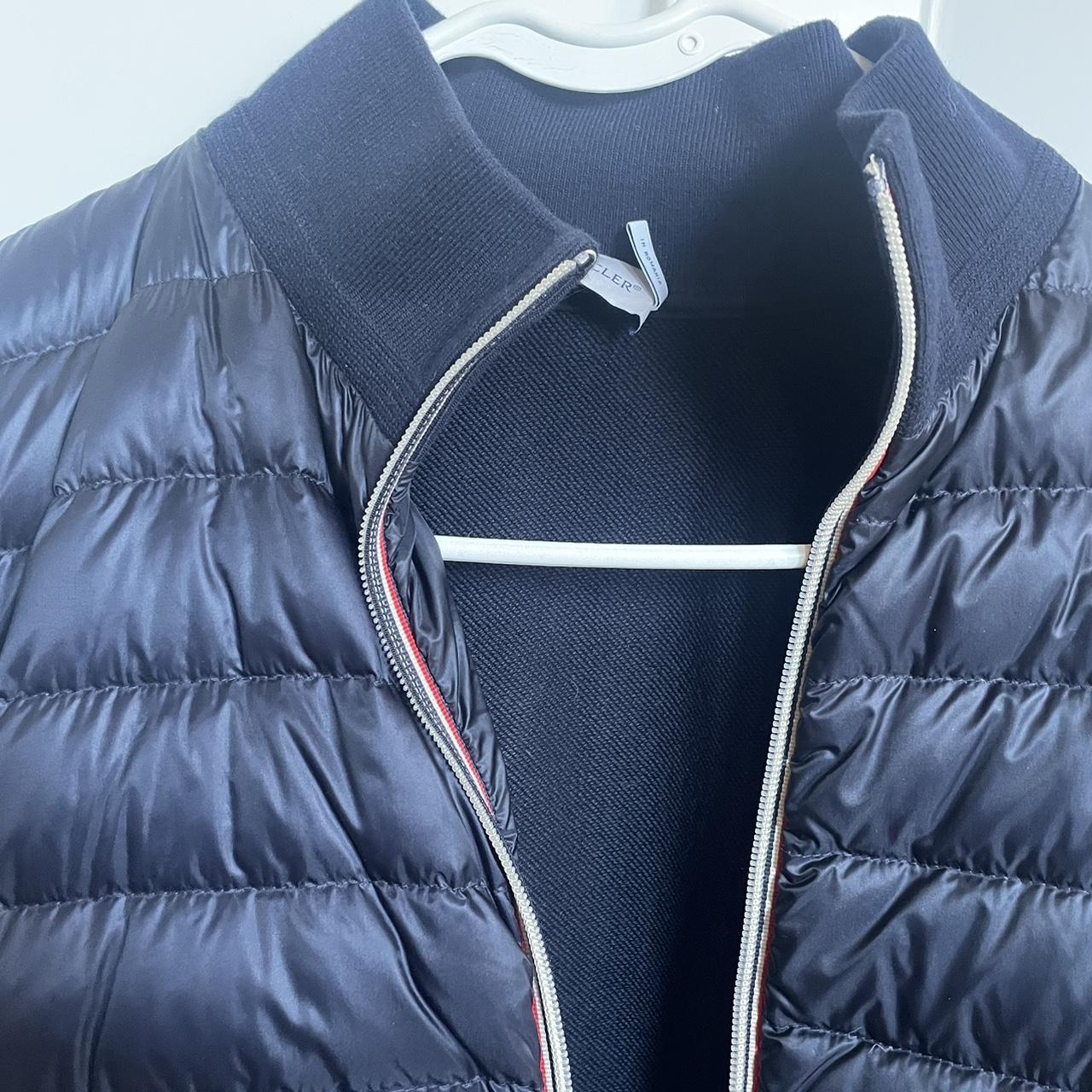 Montcler Men's Archivio Ribbed Jacket with Puffer Body - Depop