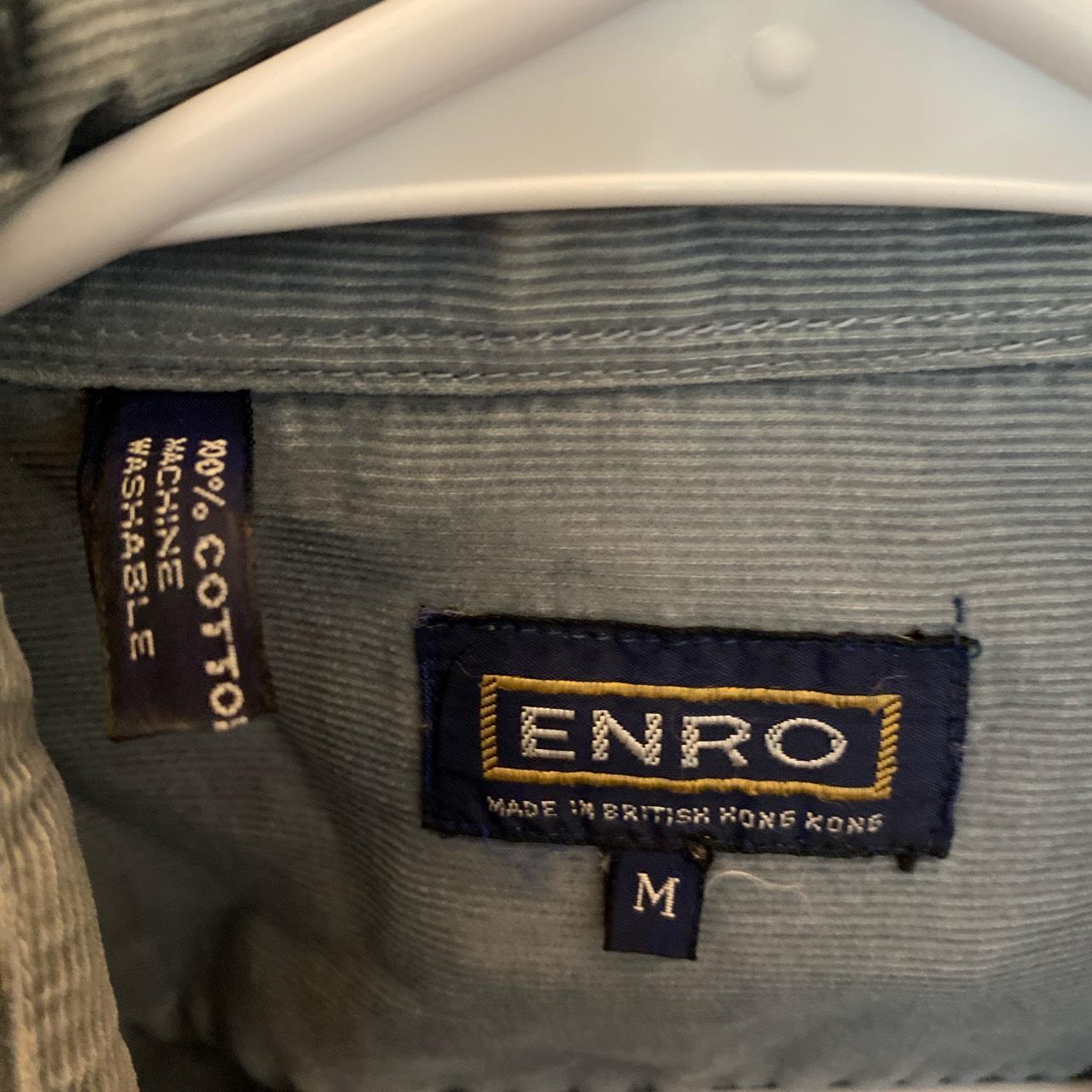 Vintage Enro corduroy button up shirt. 100% cotton!... - Depop