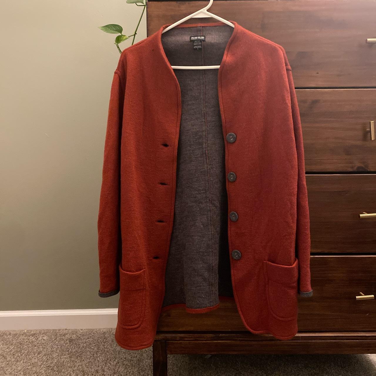Wool blend sweater jacket from Nomadic Traders. Has... - Depop