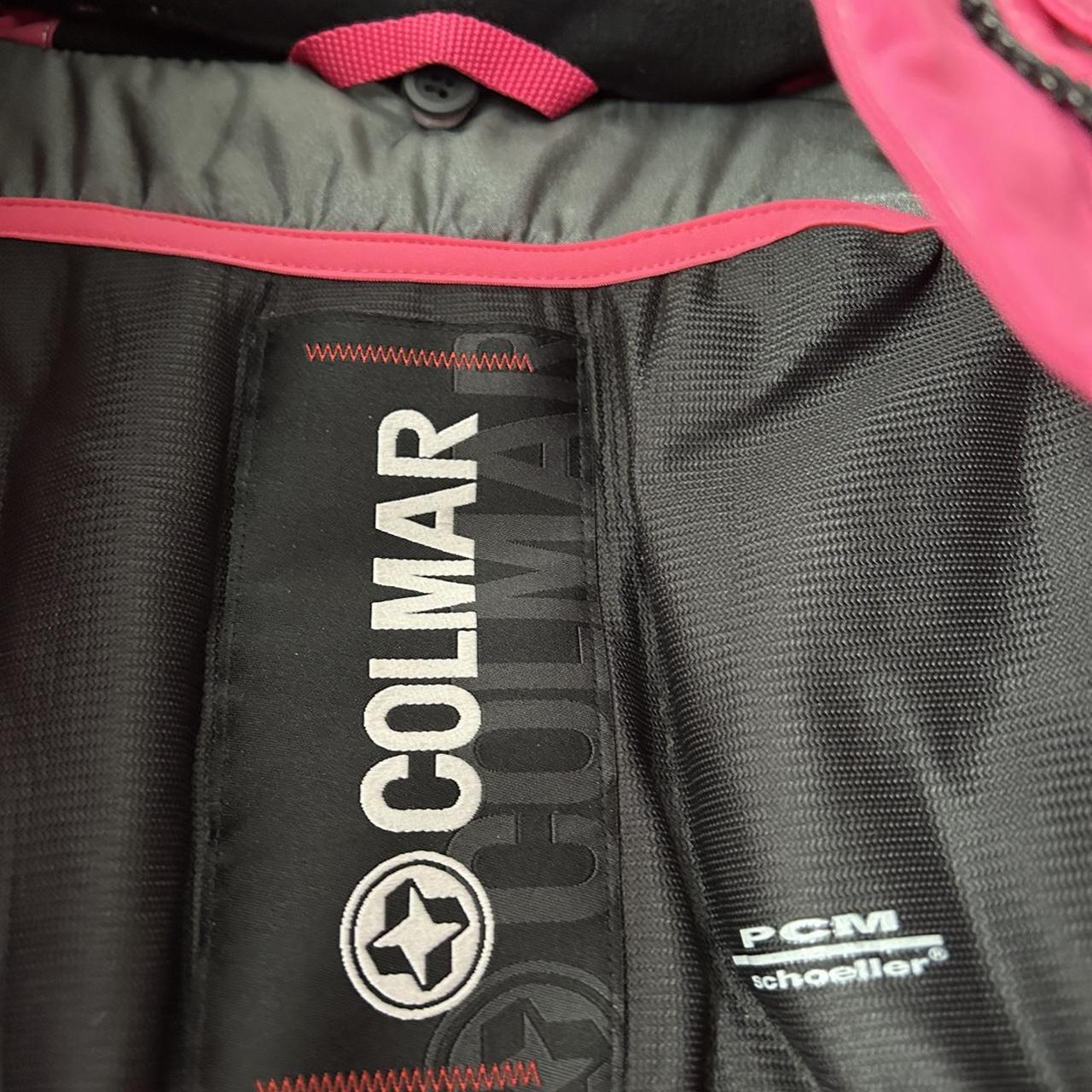 Women’s Colmar pink ski jacket in perfect condition,... - Depop