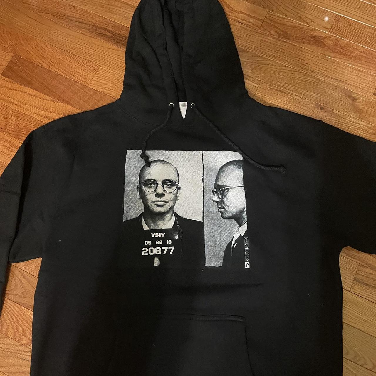 logic ysiv album cover mugshot hoodie used, good... - Depop logic ysiv album cover mugshot hoodie used, good... - Depop